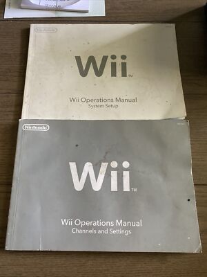 Nintendo Wii Operations Manuals 2007 | eBay