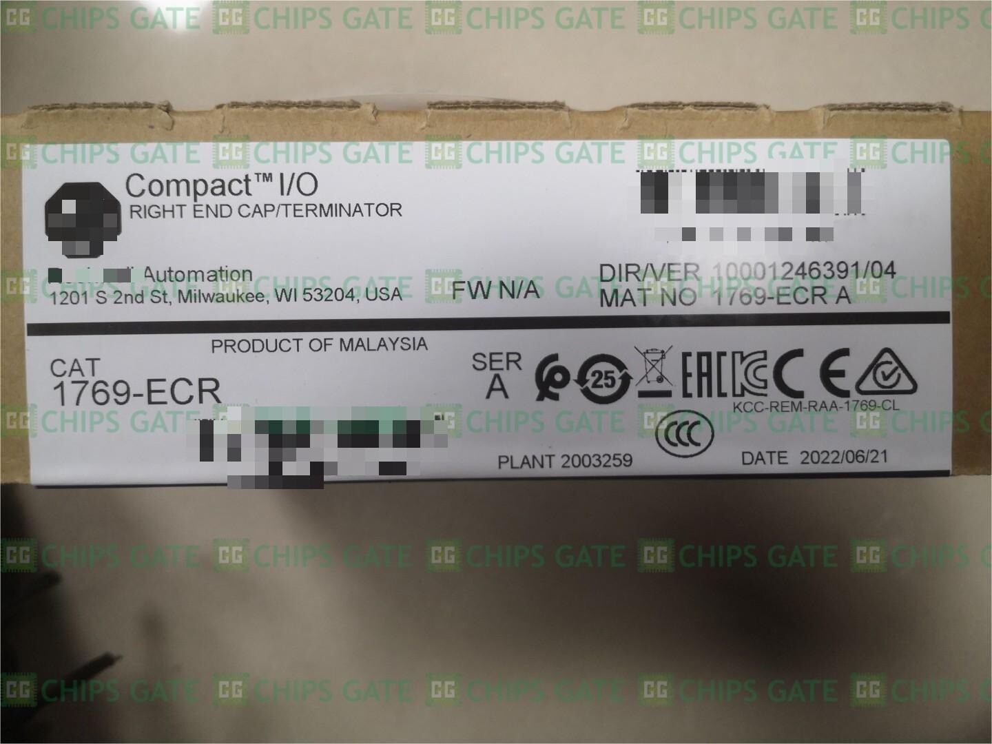 New Factory Sealed 1769-ECR Compact I/O Right End Cap/TERMINATOR ...