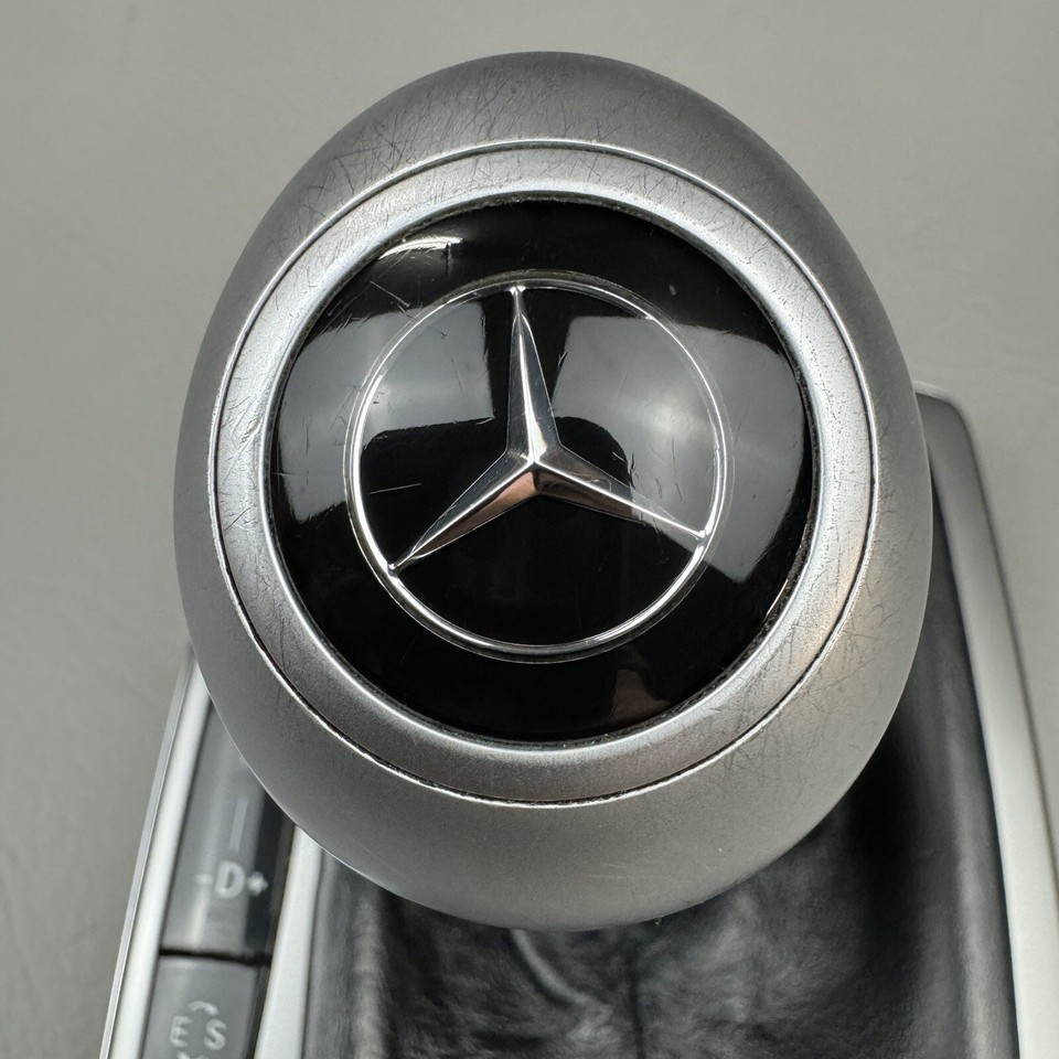2008-2011 Mercedes W204 C300 C250 Shift Shifter Knob Boot Cover Bezel ...