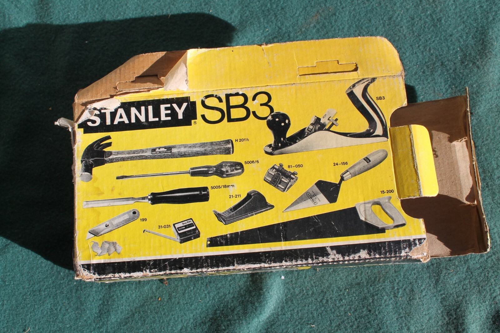 Vintage Stanley England SB3 Wood Plane BOX IS IN POOR CONDITION | eBay