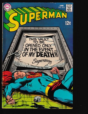 Superman Issue #213 VG | eBay