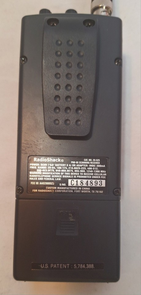 Radio Shack Channel Dual Trunking 1000 Channels Pro-95 | eBay