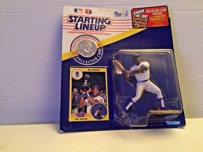 Bo Jackson 1991 Starting Lineup Kansas City Royals W/coin & card Free S ...