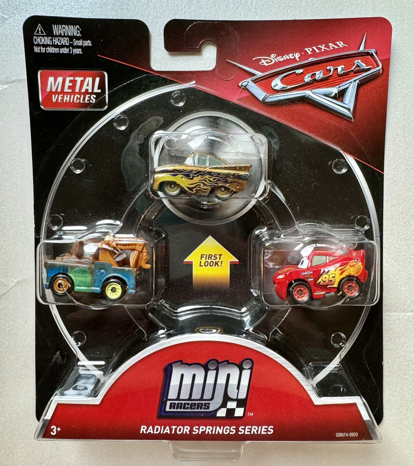 Disney Pixar Cars Mini Racers Radiator Springs 3pk Gold Ramone Mater ...