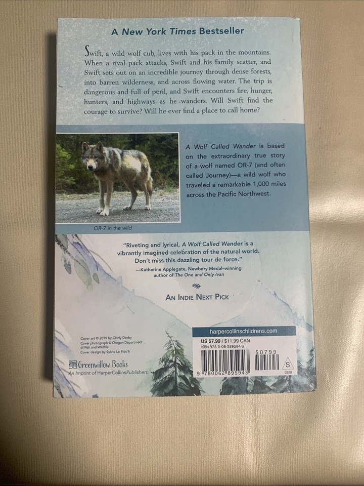 Wolf Called Wander by Rosanne Parry (2019, Paperback) 9780062895936 | eBay