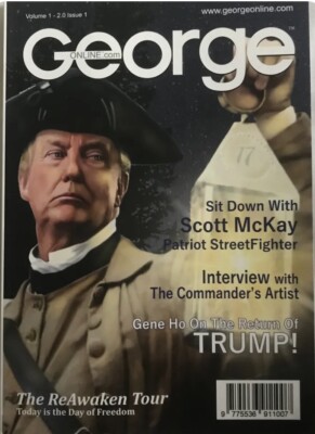 GEORGE MAGAZINE PRESIDENT TRUMP PAUL REVERE JFK JR OCT. 2022 New In ...