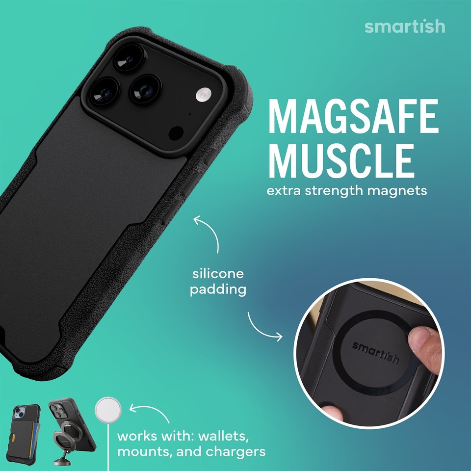 Smartish Gripzilla MagSafe Magnetic Case for iPhone Air/17/17 Pro/17 ...