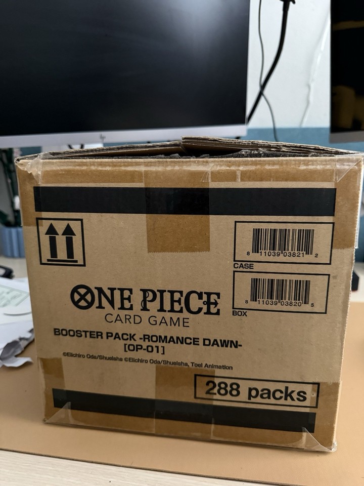 One Piece Romance Dawn BLUE BOTTOM Booster Box/Display Case FIRST WAVE ...
