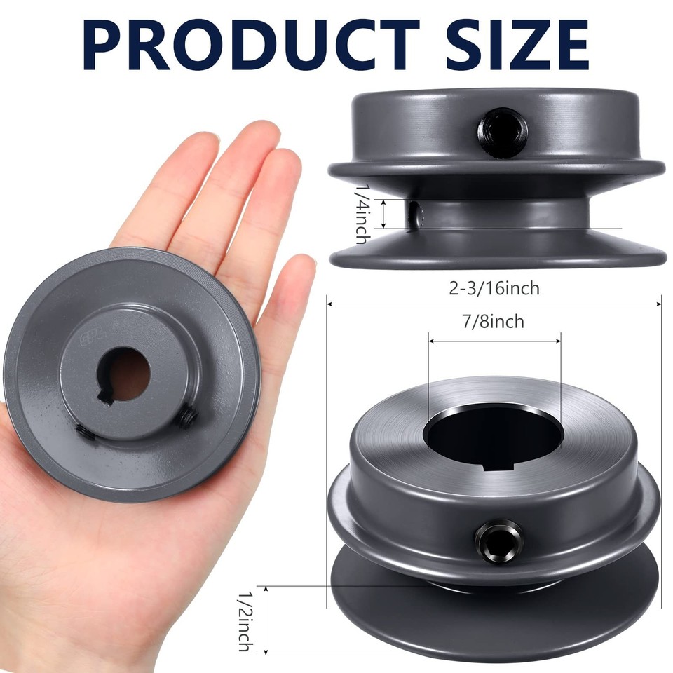 Mechanical Belt Pulley Single/Double Groove Web Sheave Bored-to-Size ...