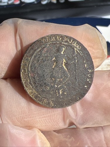 Dug Civil War Confederate Virginia Coat Button Gilted Young Smith | eBay