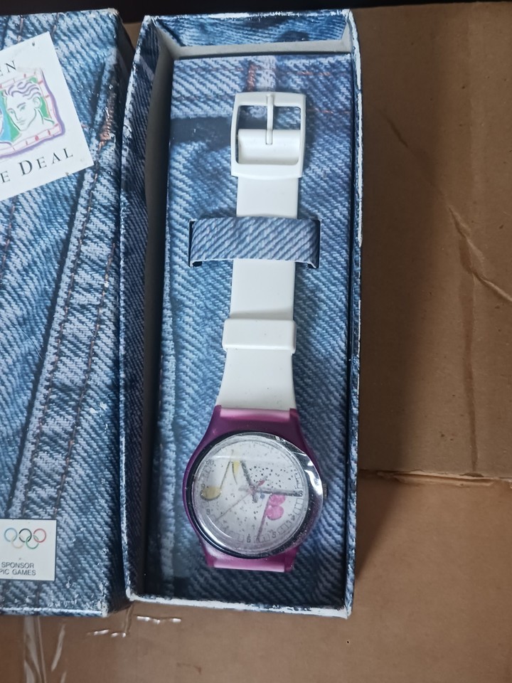 Fossil Promo Watch Japan Movement Bausch Lomb Teen Eye Deal New in Box ...