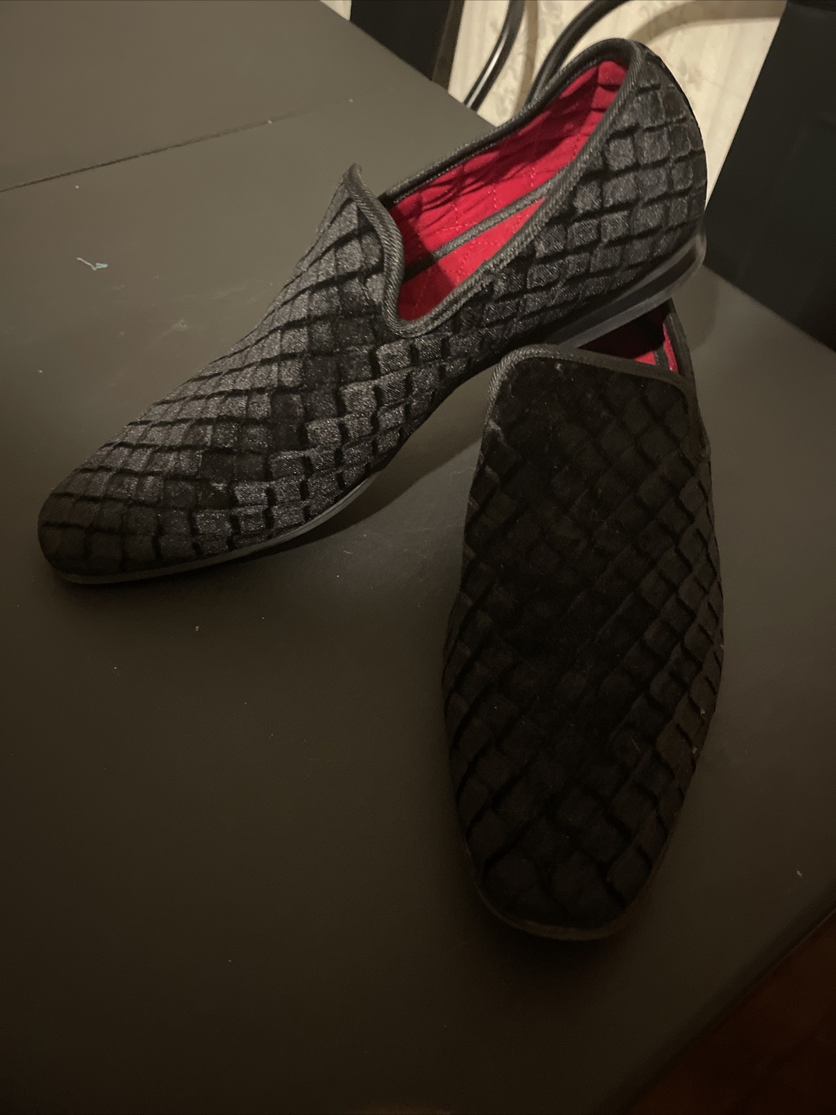 La Milano A11883 Trevor Plain Toe Velvet Smoking Shoe… - Gem