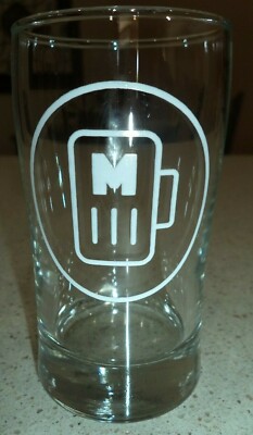 M Beer 5 1/2 oz Glass | eBay