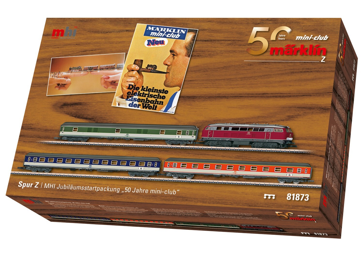 Märklin 81873 Spur Z MHI Jubiläumsstartpackung "50 Jahre mini-club" # ...
