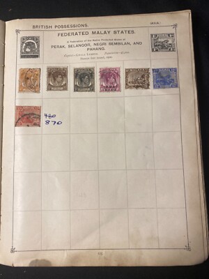 Federated Malay States Malaya Straits Settlements - Postage Stamps | eBay