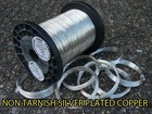 silver plated copper wire bundle 0.4mm / 0.6mm / 0.8mm / 1mm / 1.25mm ...