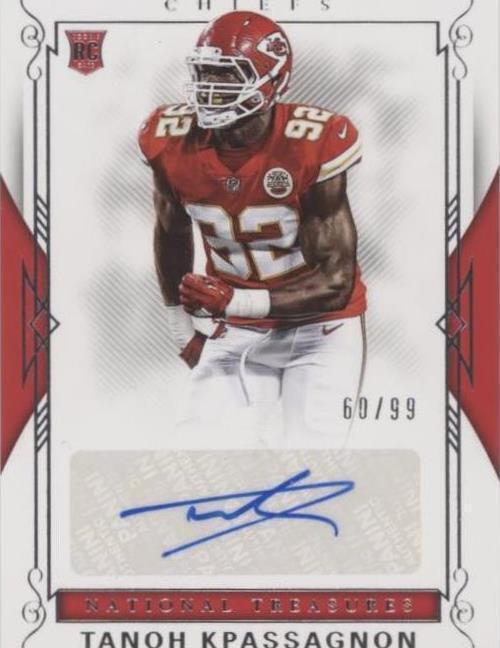 2017 Panini National Treasures - Rookie Signatures Tanoh Kpassagnon ...