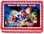 MARIO BROS AND SONIC Party Edible Cake topper image | eBay