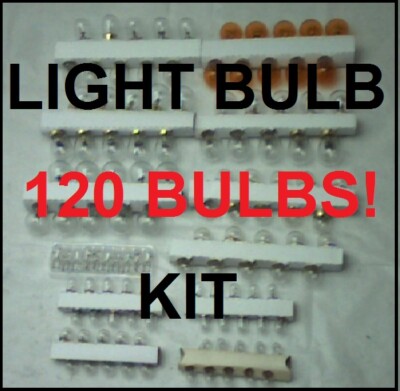 1950-1980 Assorted 12V Light Bulbs Handy Shop Kit | 120 Pieces | 12 ...