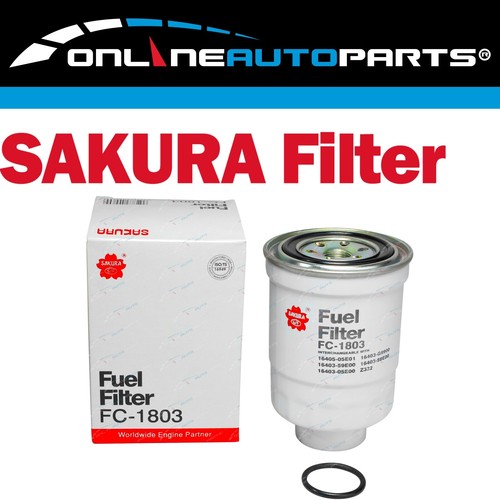Sakura Diesel Fuel Filter for Nissan Navara D22 4cyl YD25DDTi 2.5L 2002 ...