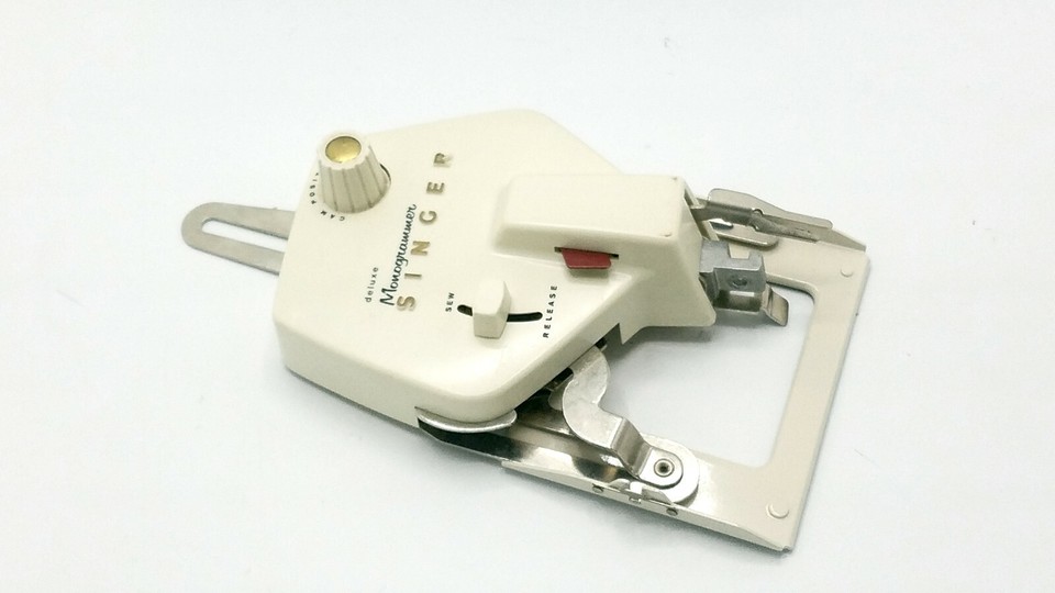 Singer Deluxe Monogrammer Vintage Sewing Machine Accessory 171276 ...