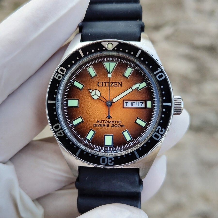 RARE Citizen Promaster NY0120 Automatic Orange Dial F… - Gem