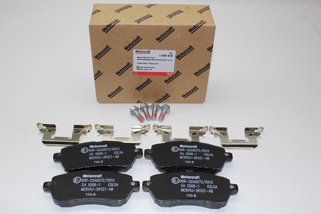 Genuine Ford Fiesta Mk7 2008 Onwards Front Brake Pads 1848518 1676630 ...
