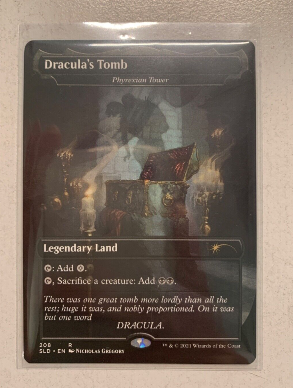 Draculas Tomb / Phyrexian Tower Full Art - Secret Lair 208 - Near Mint ...