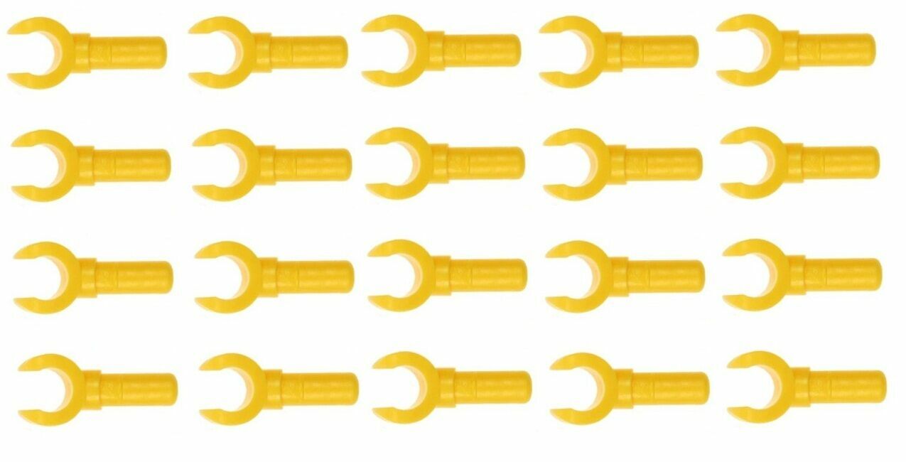 LEGO® 20 Yellow Minifigure Hands NEW (10 Pairs) Part no 983 or 3820 ...