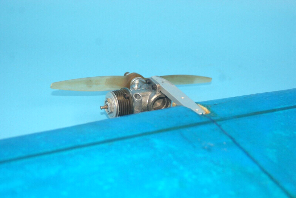 Control Line Model Airplane with RARE STELS Twin Horn .049 Engine | eBay