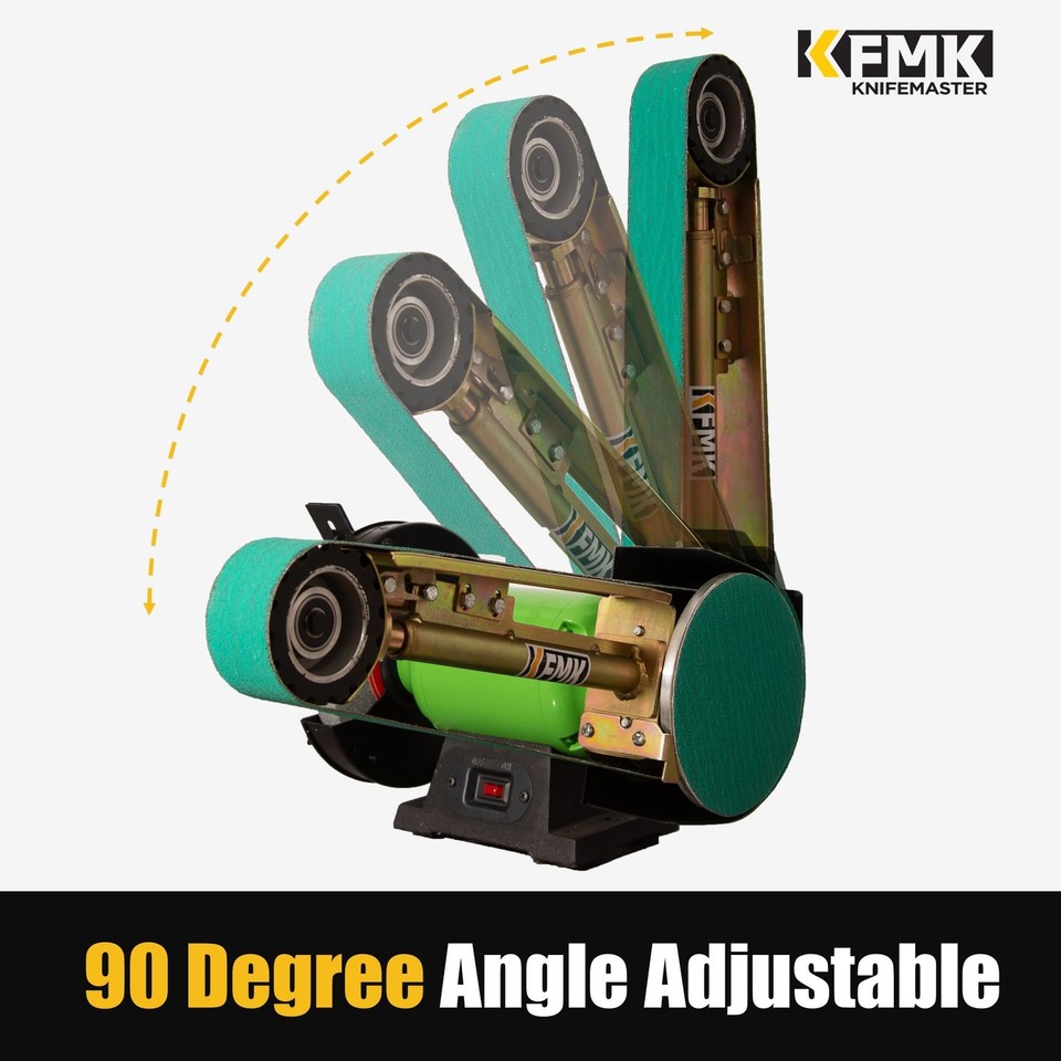 2"x48" Belt Grinder Attachment for Bench Grinders 2x48 Inch Belt and 7 ...