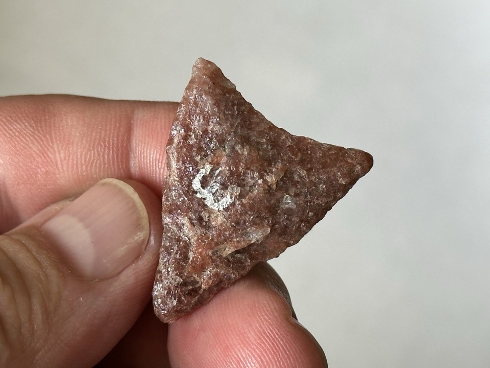 INCREDIBLE TRANSLUCENT RED QUARTZ YADKIN TRIANGLE ARROWHEAD NORTH CAROLINA NC | eBay