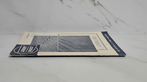 Vintage 50s Magazine Booklet - Army Information Digest - Military ...