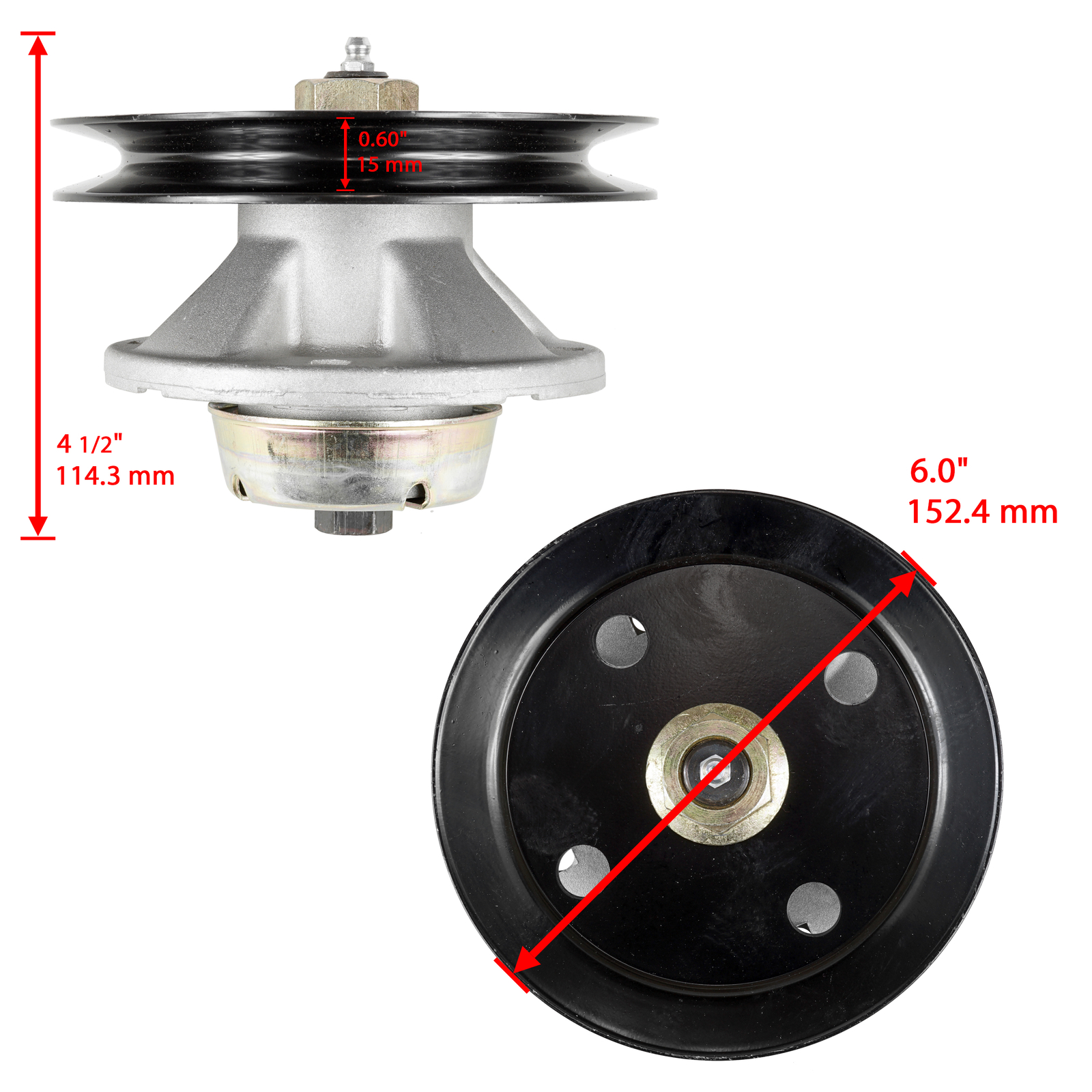 AM121342 Spindle Assembly for John Deere 325 335 345 355D 44" 48" 54 ...