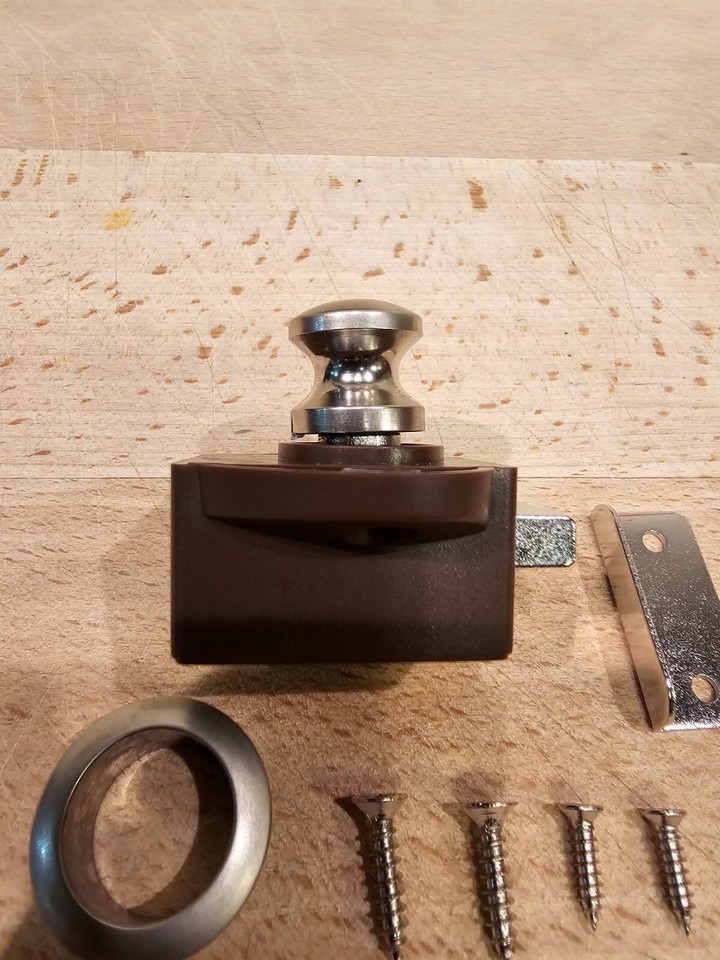 Hafele Mini Push Button Catch Lock Latch CHOOSE YOUR QUANTITY Cabinet ...