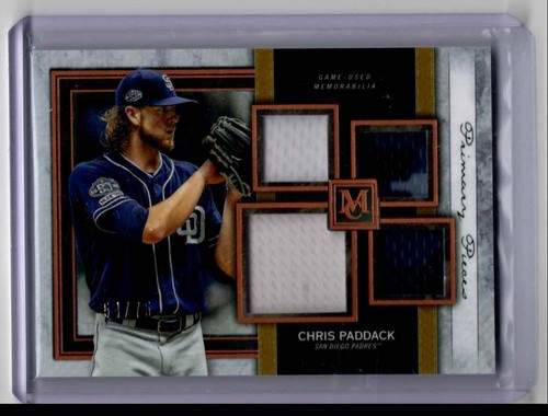 2020 Topps Chris Paddack Jersey 2 colors San Diego Padres #SPGR-CPA | eBay