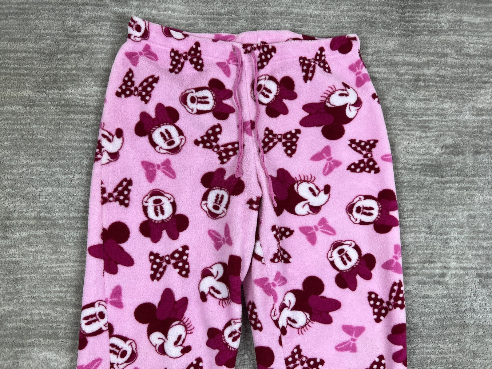 Disney Minnie Mouse Pajama Pants Womens Large Pink Al… - Gem