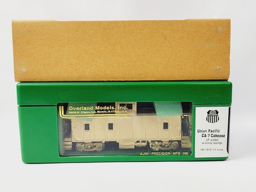 OVERLAND MODELS BRASS UNION PACIFIC CA-7 CABOOSE OMI-1212 HO BEAUTIFUL ...
