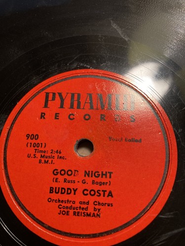 78 Rpm; Buddy Costa w/ Joe Reisman ; Good Night & The Mask Is Off ...