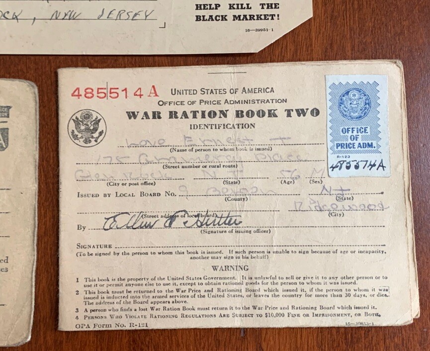 World War II Ration Books and Mileage Rationing Record Lot Of 3 | eBay UK