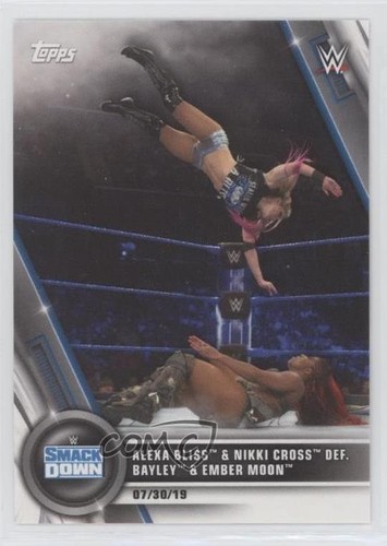 2020 Topps WWE Women's Division SmackDown Alexa Bliss Nikki Cross #55 ...