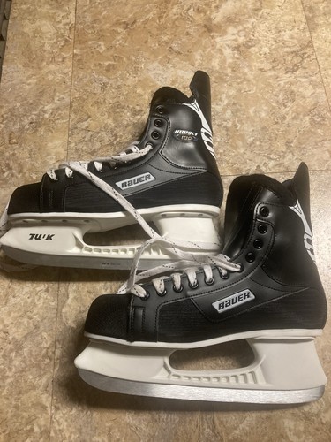 BAUER TUUK MENS HOCKEY SKATES SIZE 10R US 11.5 IMPACT 100 PRE-OWNED ...