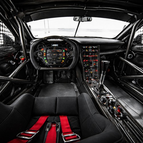 Porsche 911 GT3 R track car interior poster wall art print | eBay