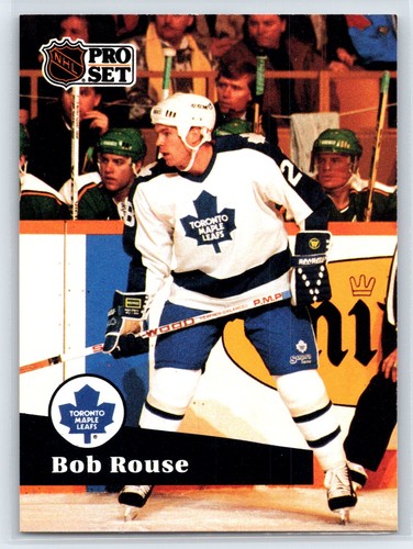 1991-92 Pro Set Bob Rouse Toronto Maple Leafs #228 | eBay