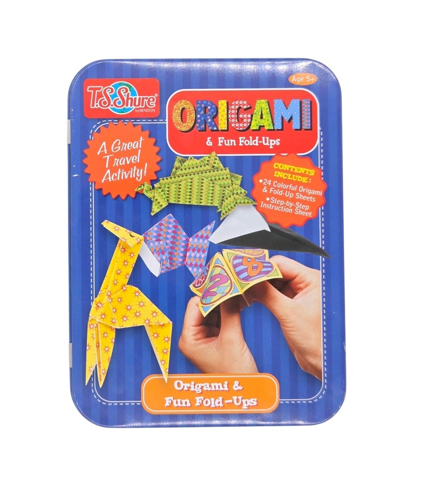 Bendon TS Shure Origami & Fun Fold-Ups Tin Case Instructions 24 ...
