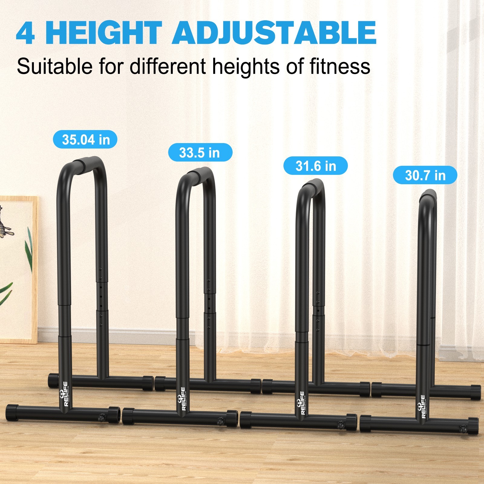Dip Station Functional Heavy Duty Dip Stand Fitness Pull Up Stand Dip ...