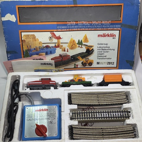 Vintage Marklin HO Scale 2912 Diesel Train STARTER SET in BOX Complete Germany | eBay