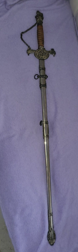 Antique 1800s KNIGHTS OF PYTHIAS FCB Early Victorian Ceremonial Sword w ...