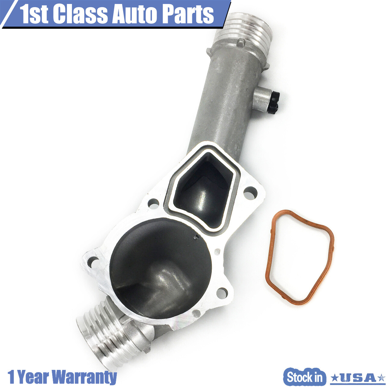 Engine Coolant Thermostat Housing For 1997-1998 BMW 528i E39 ...