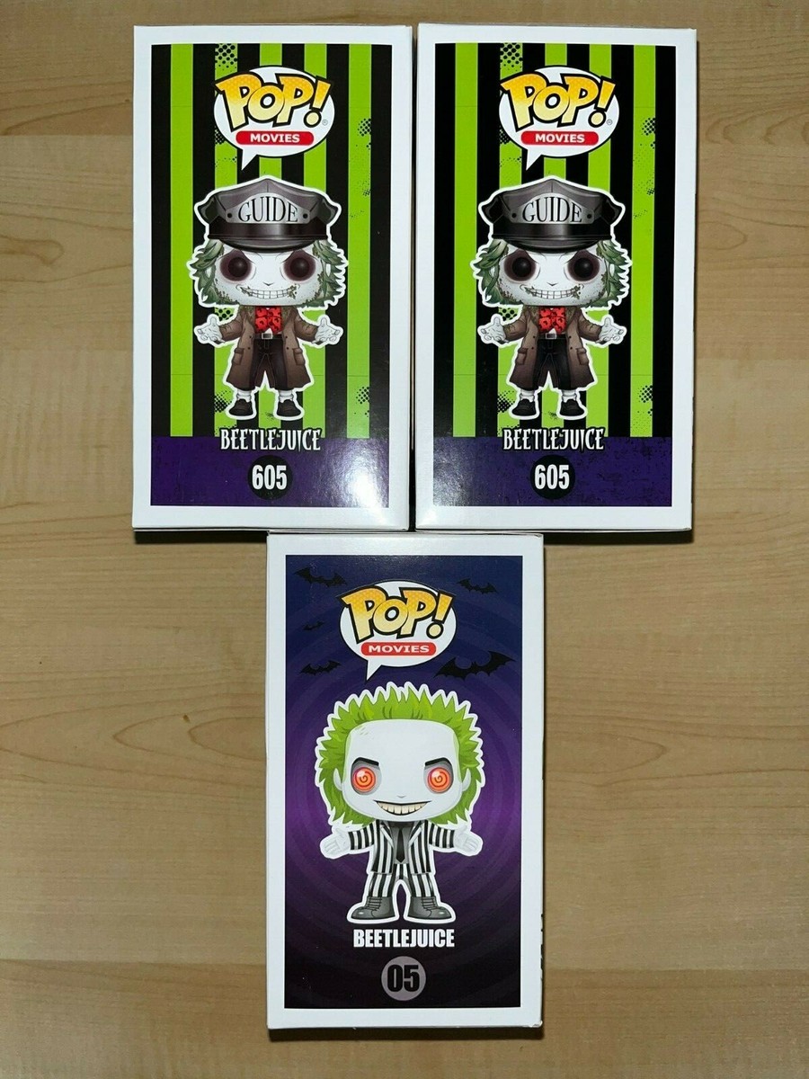 Funko POP! Beetlejuice, Set of 3, Go! Games Glow Exclusive Funko POP! Beetlejuice, Set of 3, Go! Games Glow Exclusive